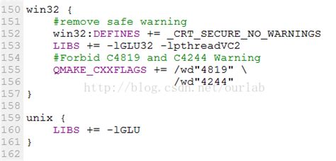 Qt Creator中pro跨平台（win32linux）的写法qt Pro Win32 Csdn博客