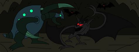 Loud House Kaiju Fight Turtle Vs Bat By Syfyman2xxx On Deviantart