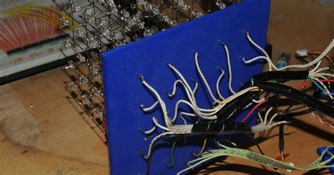 5x5x5 Led Cube Base Plate By Tibuck Download Free Stl Model