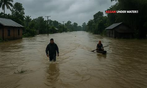 Assam Monsoon Misery 535 Lakh Displaced And Counting In 2025