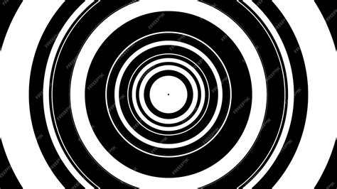 Premium Photo Black And White Circles Animation Circular Animation With A Radial Chart Design
