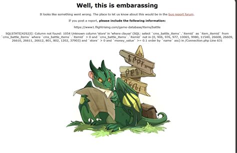 game db marketplace filtering broken bug report forums flight rising