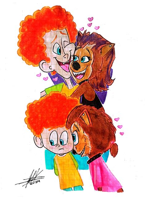 Dennis Dracula X Winnie Werewolf By Joancarrington14 On Deviantart