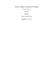 CIS6 Docx Chapter 6 Assignment Data And Process Modeling Precious Navarro 10 07 2018 CIS2321