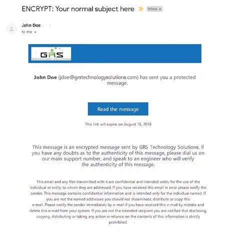 Email Encryption With Microsoft Office GRS Technology Solutions