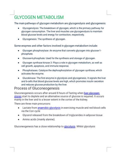 Process Of Gluconeogenesis Pdf
