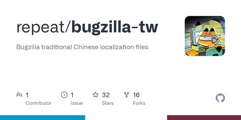 Github Repeatbugzilla Tw Bugzilla Traditional Chinese Localization