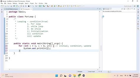 Java Basic 14 Looping For Loop Youtube