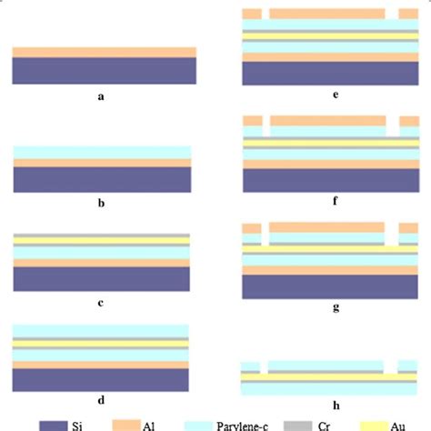 Diagrams Of The Microelectrode Array A Schematic Diagram Of The