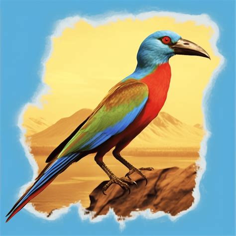Premium Ai Image National Bird Of Eritrea High Quality 4k Ultra H