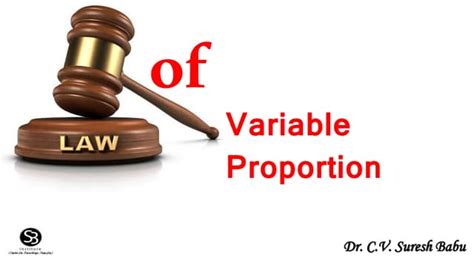 Law Of Variable Proportion Pptx