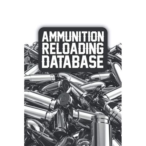 buy ammunition reloading database reloading notebook ammunition