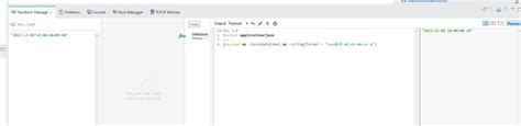 unable to format date in dataweave 2 0