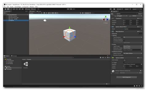 【unity3d】游戏物体操作 ① 场景简介 添加游戏物体 操作游戏物体 选中游戏物体 场景显示效果缩放 重命名游戏物体 复制游戏物体 删除游戏物体 移动