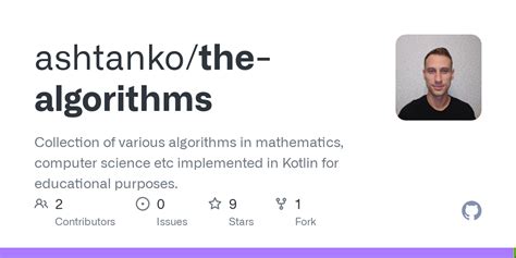 Github Ashtankothe Algorithms Collection Of Various Algorithms In