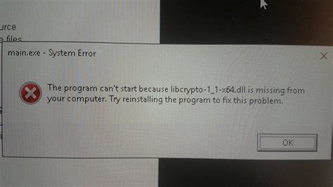 C Openssl Libcrypto 11 X64dll Missing Stack Overflow
