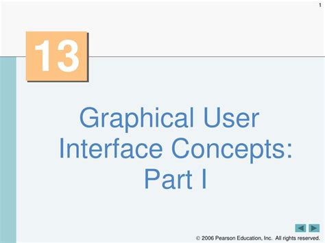 Ppt Graphical User Interface Concepts Part I Powerpoint Presentation