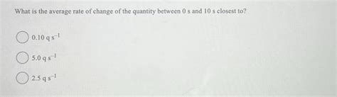 Solved The Rate Of Change Of A Quantity With Unit Q As A Chegg Com