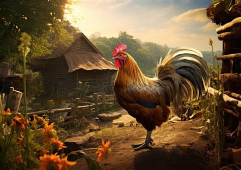 Premium Ai Image Rooster