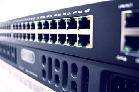 Premium Photo Network Equipment New Router And Switch