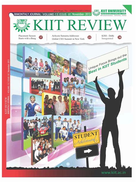 Kiit Review November 2013 Kiit University News And Events