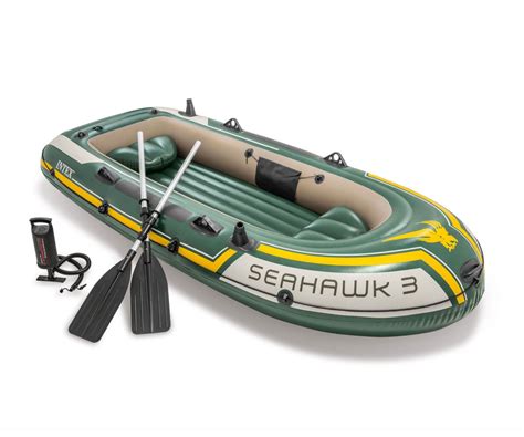 Надуваема лодка комплект INTEX Seahawk 3 | КОМСЕД