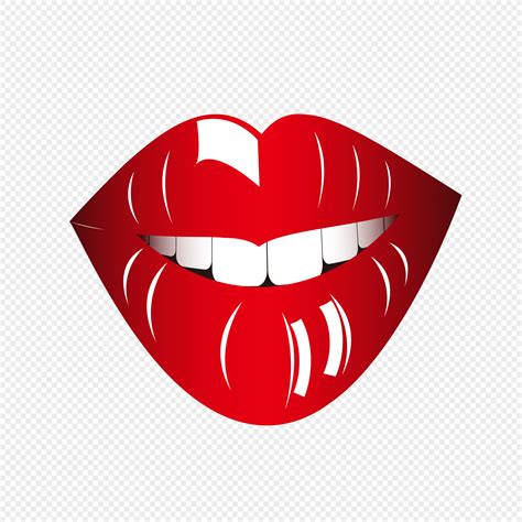 Red Lips Vector At Getdrawings Free Download
