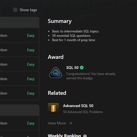 Leetcode Sql Datascience Continuouslearning Achievement Jai Pandey