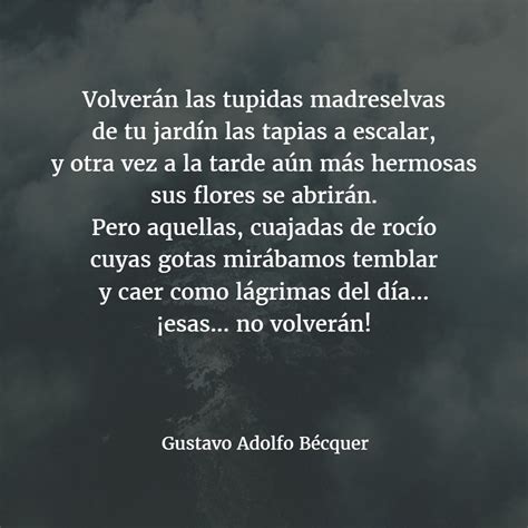 Poemas Gustavo Adolfo Becquer 5 Becquer Poemas Poemas Citas De Poesía