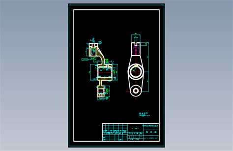 工艺夹具 推动架的数控工艺及钻孔夹具的设计 AutoCAD 2004 模型图纸下载 懒石网