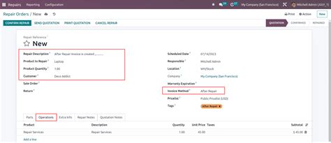 An Overview Of The Odoo 16 Repair Module