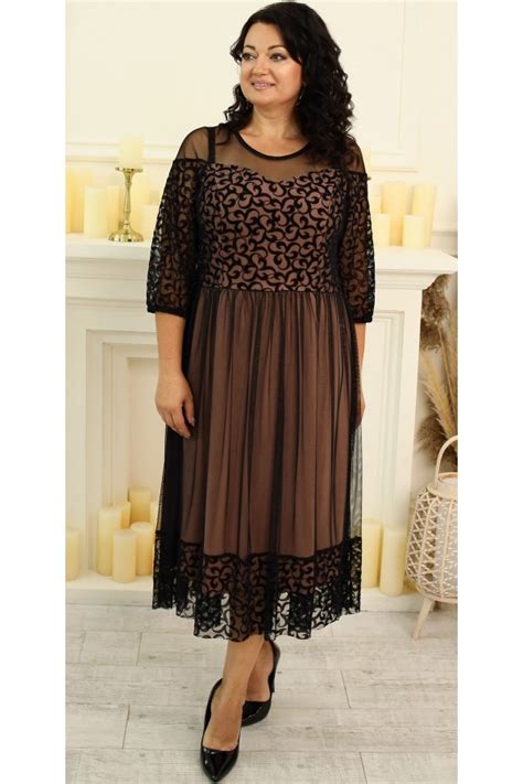 Купити чудове нарядне плаття великого розміру Lb246301 недорого в Україні Доставка з готівкою
