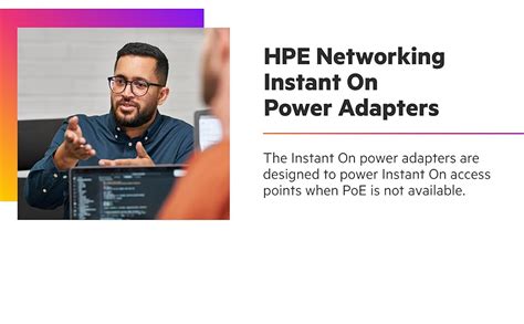 Hpe Networking Instant On 48v 50w Power Adapter For Instant