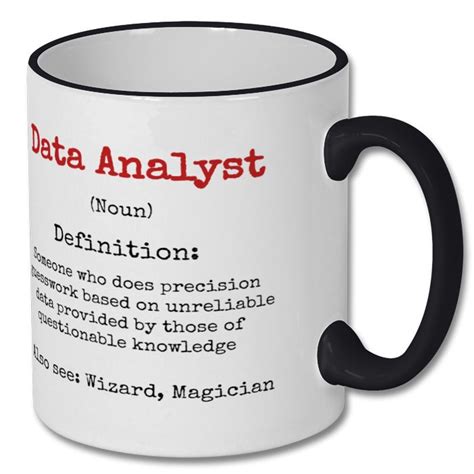 Data Analyst Definition Mug Data Analyst T Data Analyst Etsy