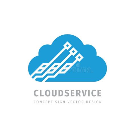 Cloud Computing Hosting Icon Logo Design Hosting Technology Sign Data
