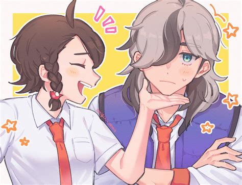 Juliana And Arven Pokemon And 2 More Drawn By Meshi Onigiri Pkmn