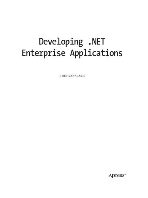 Dot Net Enterprise Architecture Pdf World Wide Web Internet And Web
