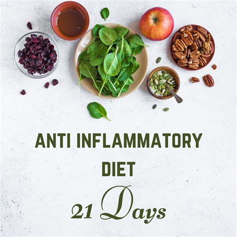 21 Day Anti Inflammatory Diet Foods Meals Personalized 4u