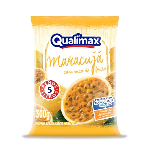 Pó Para Bebida Maracujá Qualimax 300g Qualimax Varejo