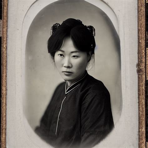Wet Plate Photo Of A Chinese Woman 4 • Viarami