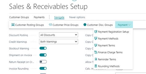 Gp To Bc Getting Familiar With Dynamics Business Central Sales Order And Receivables Setup