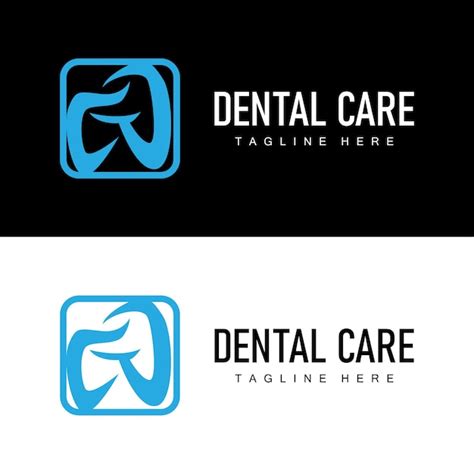 Premium Vector Dental Health Logo Design Caring For Teeth Illustrator