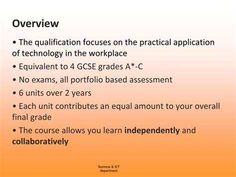 PPT OCR National Certificate In ICT Level Course PowerPoint Presentation ID