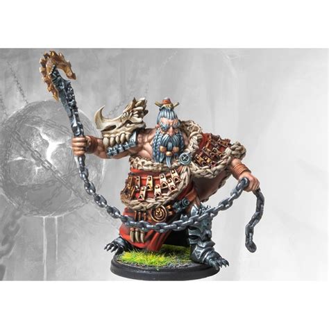 Figurine De Du Raegh Drake Rider Dweghom De Conquest Para Bellum Wargames