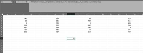 Excel How To Find Minimum Value Excluding Zeros From Multiple