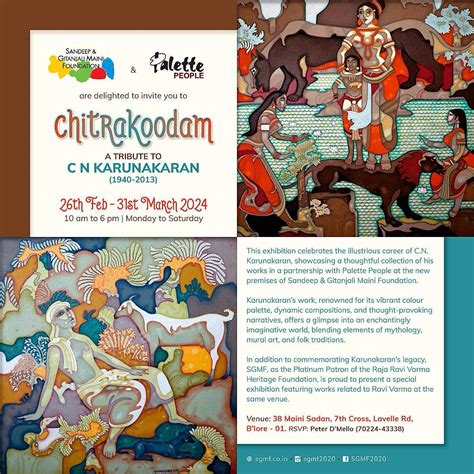 Chitrakoodam A Tribute To C N Karunakaran Explocity Guide To Bangalore People Culture