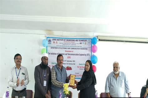 orientation of iete isf lords institute of engineering and technology