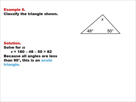 Math Example Polygons Triangle Classification Example 5 Media4math