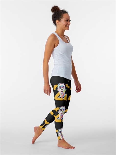 Caitlin Clark Syle Wpap Pop Art Leggings Sold By Waiver Joli Sku