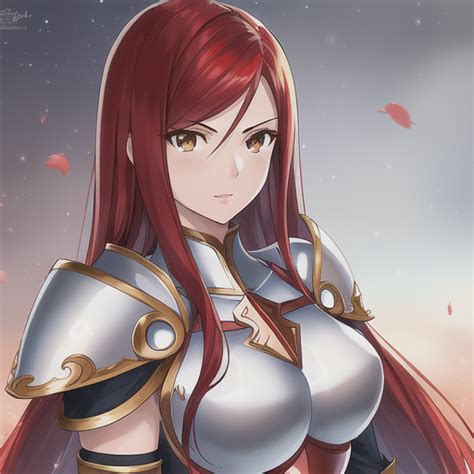 Erza Scarlet Portrait Fanart By Nightwing780 On Deviantart